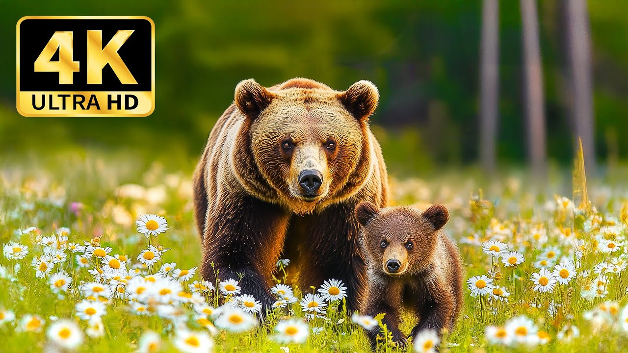 Tranquil 4K Animal Kingdom – Calming Wildlife and Peaceful Music - YouTube