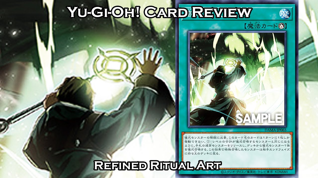 Yu-Gi-Oh! Refined Ritual Art Card Review Dawn of Majesty - Generic ...