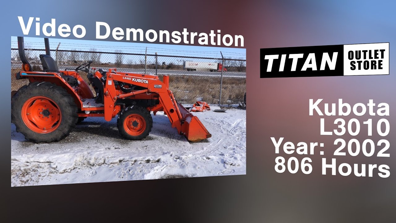 Kubota L3010 Tractor For Sale - YouTube