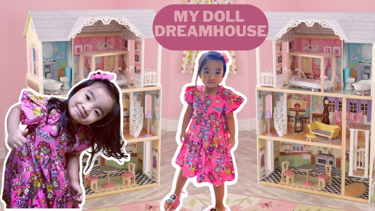 🔵 ADDIE'S DOLL DREAMHOUSE!! - Unboxing & Tour | How to set - up - YouTube