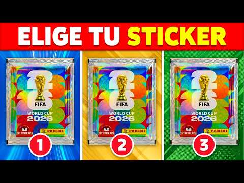 QUIZ DE FÚTBOL: ELIGE TU PACK PANINI ⚽🔥 MUNDIAL 2026