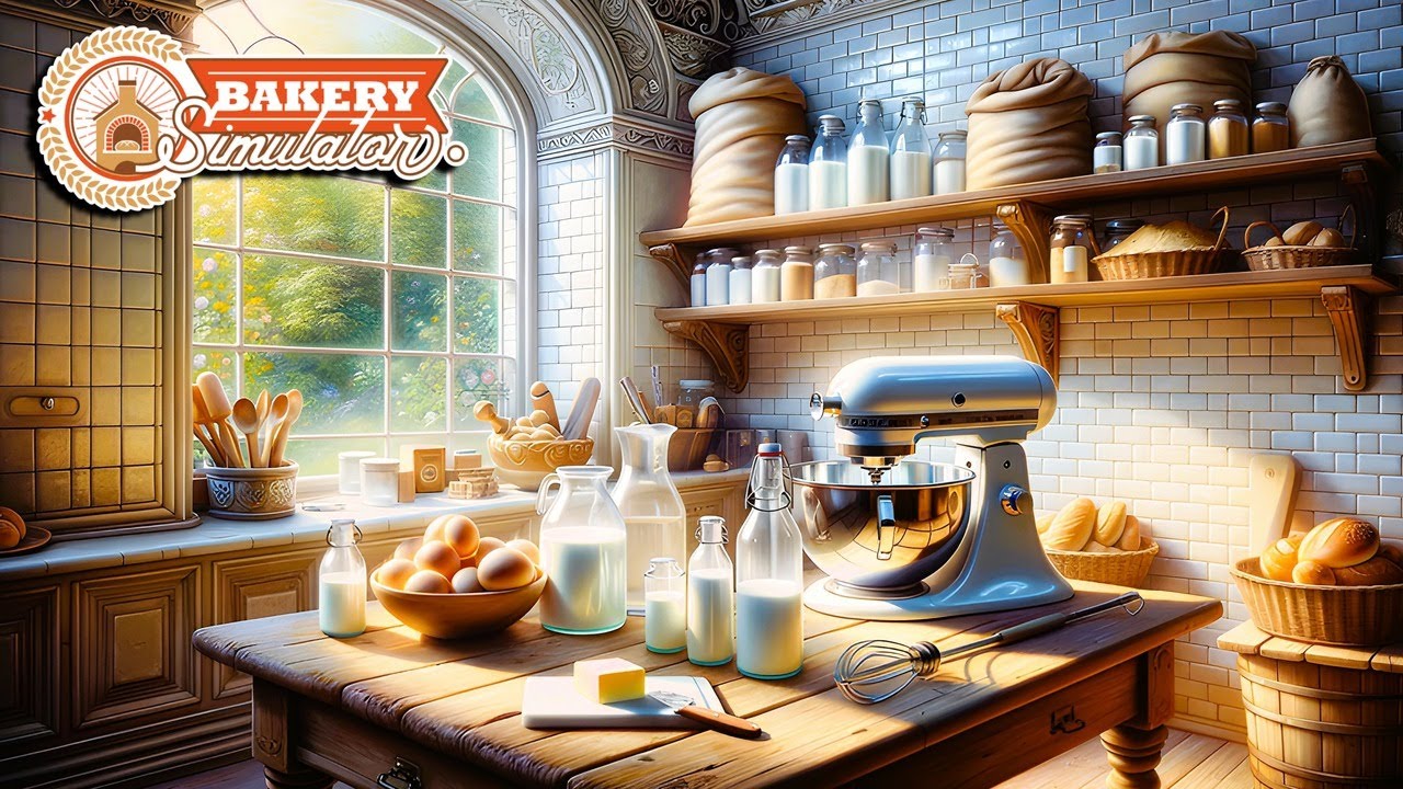 Mixing Up Delicious Bread In Bakery Simulator | Old Fashioned Loaf ...