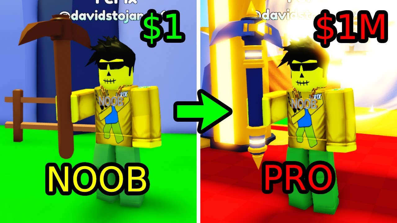 I Unlocked the Best Pickaxe! Roblox Pickaxe Simulator! - YouTube