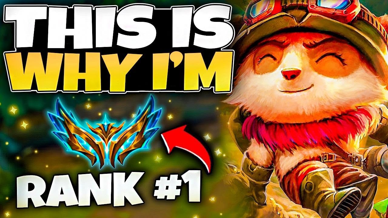 YOU CAN LITERALLY GO ANY BUILD TEEMO (in all ELOS), watch until the end ...