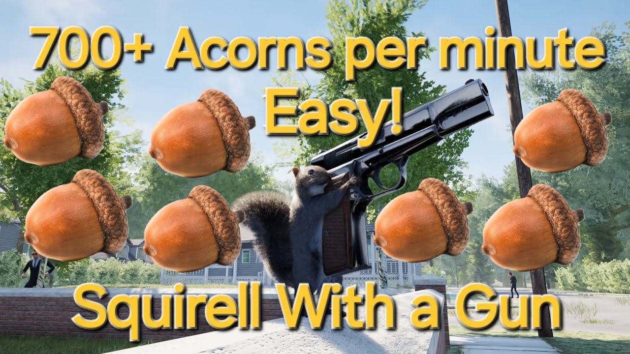[1116] Farm Acorns in Squirell With a Gun! Easy Way! - YouTube