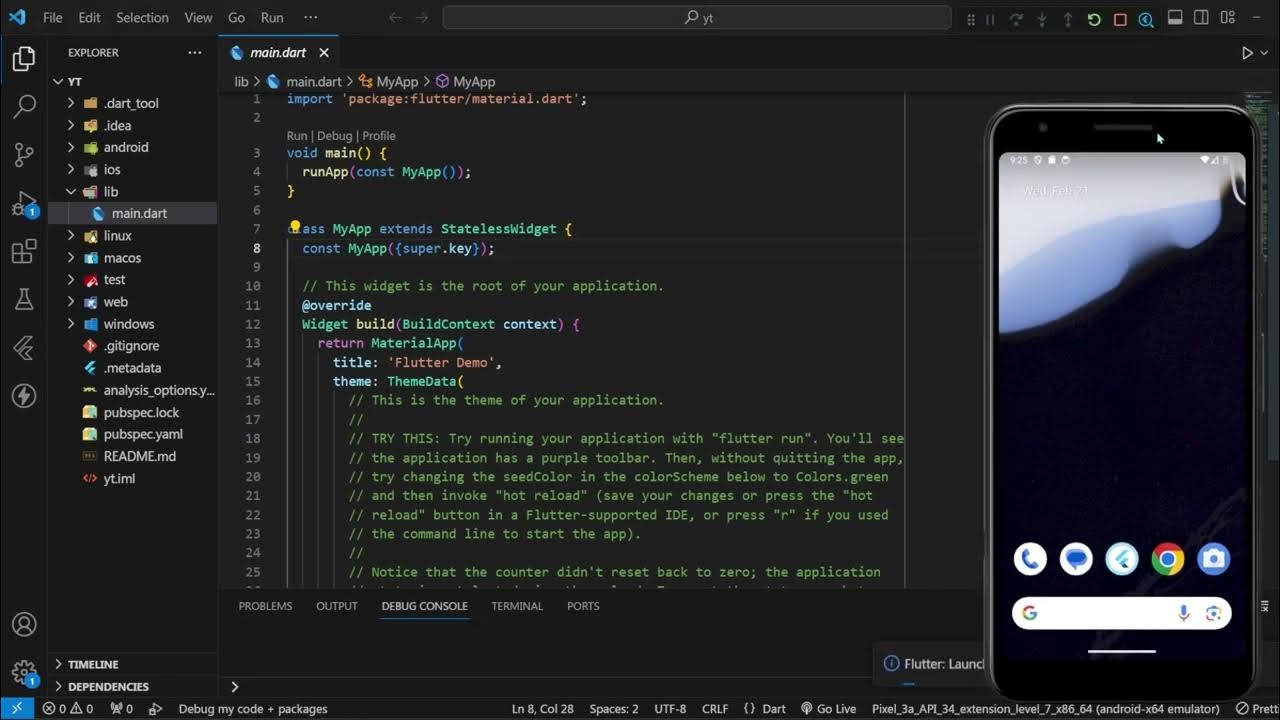 flutter dasar - YouTube