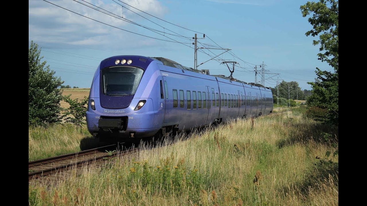ESE082536 Pågatåg electric train in Sweden, Triebzug Alstom Coradia ...