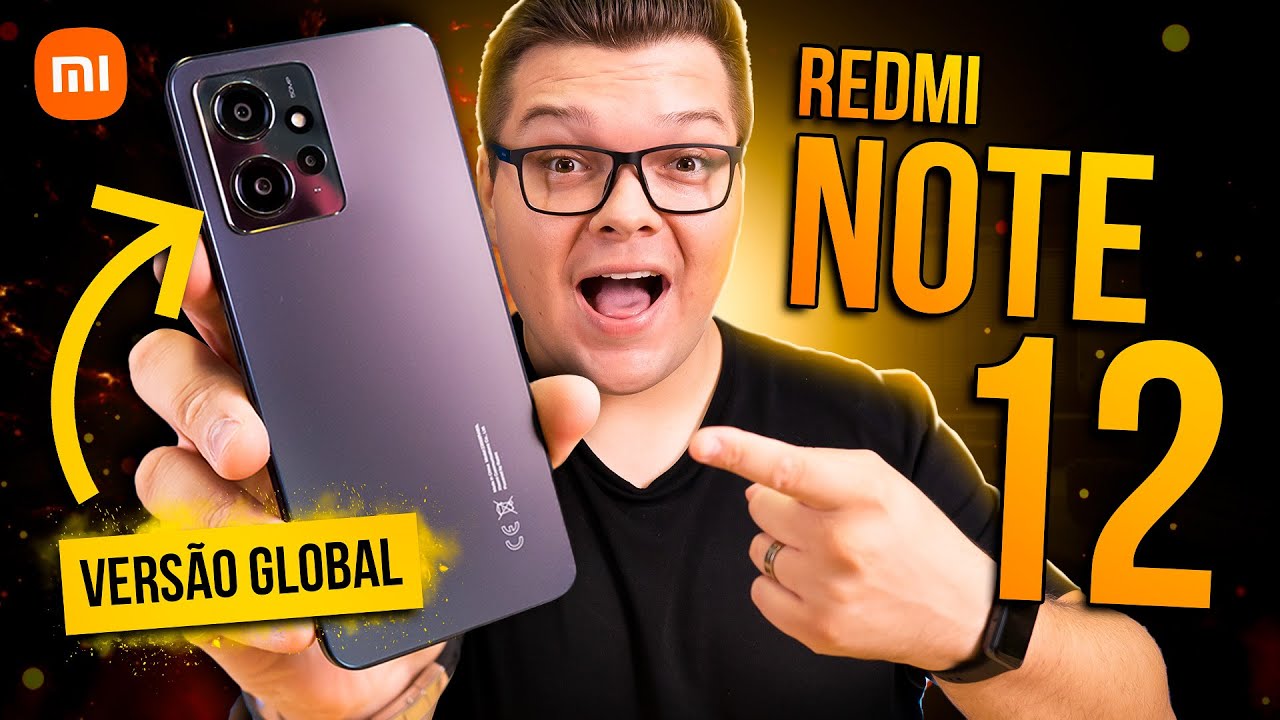 CHEGOU! Redmi Note 12 4G versão GLOBAL! MUDOU MUITO! Unboxing - YouTube