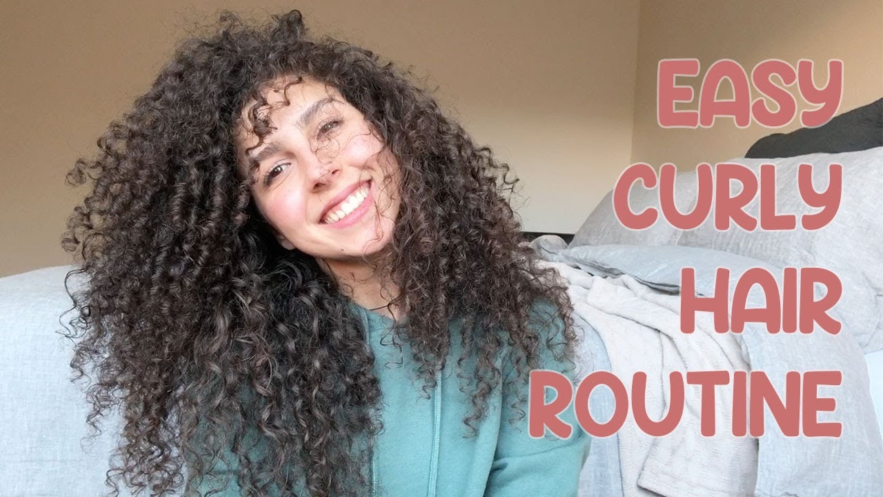 EASY Curly Hair Routine - Simple Step by Step Styling - YouTube