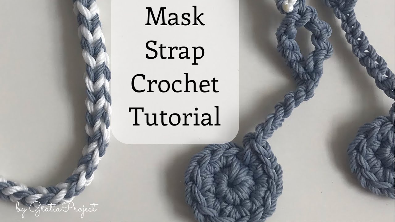 Mask Strap Crochet Tutorial | Easy & Fast - YouTube