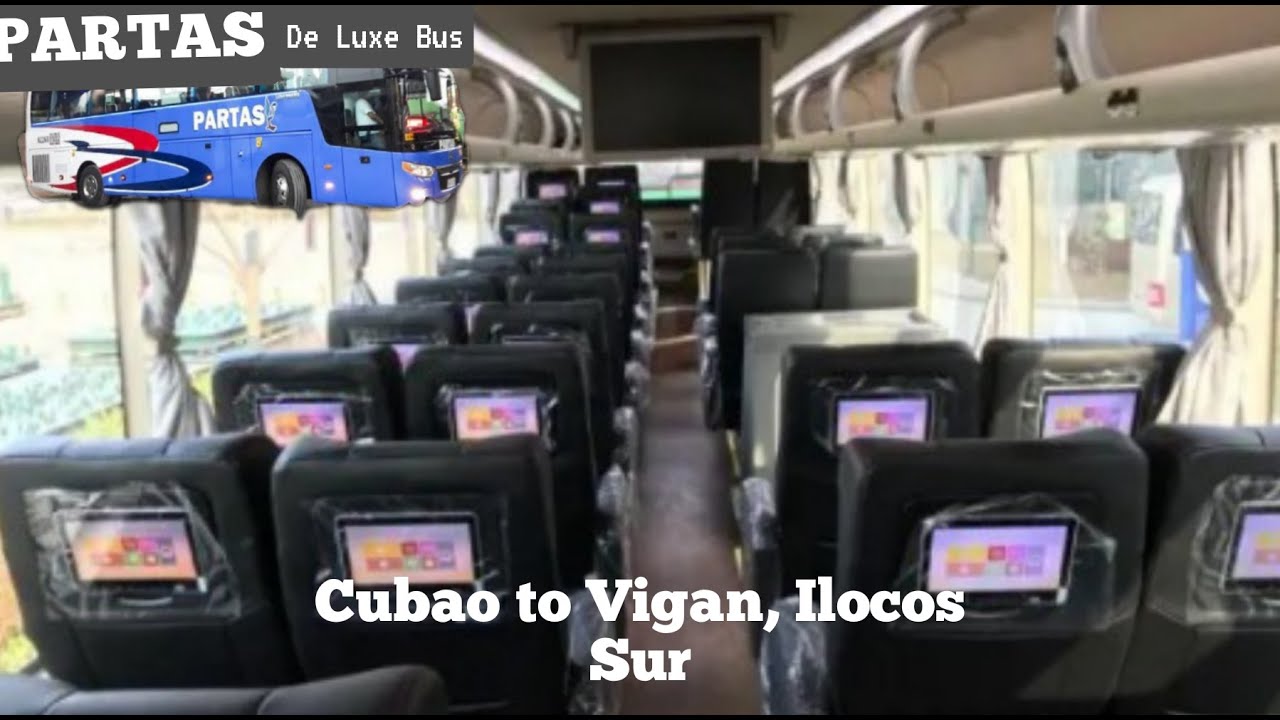 PARTAS Bus Cubao to Vigan, Ilocos Sur - YouTube