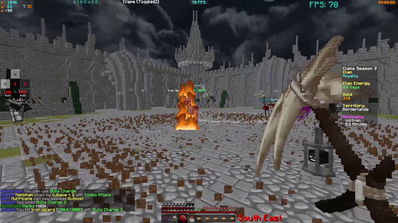 mineplex clans :: killing ppl with legends montage + scythe vs iron wiz ...