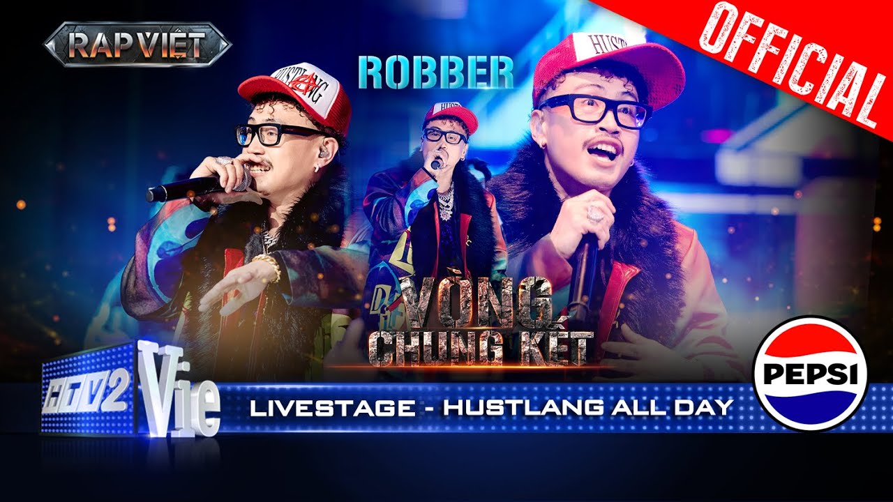 Hustlang All Day - Robber cooking bài nhạc khiến cả sân khấu chao đảo ...