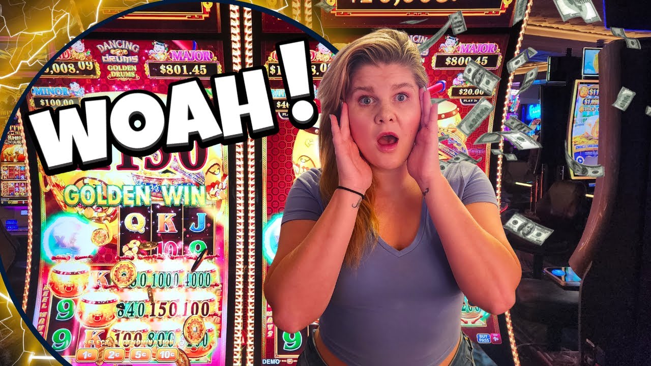 The NEW Dancing Drums GOLDEN Slots Have Made it to Las Vegas! - YouTube