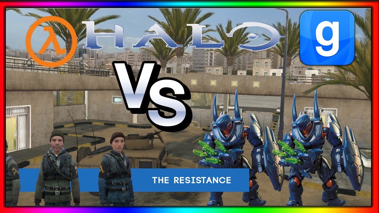 Half Life Rebels VS Halo Reach Hunters NPC VS Snpc Fight Garry's Mod ...