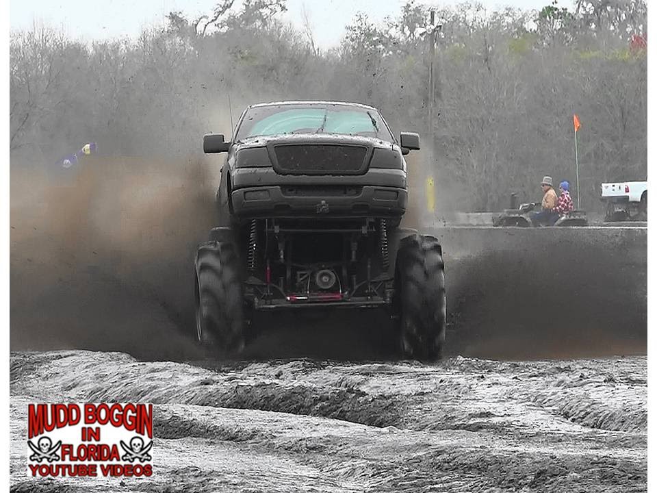 FORD MEGA TRUCK...AVID...Rear Engine Rocket... Mud Bogging. - YouTube