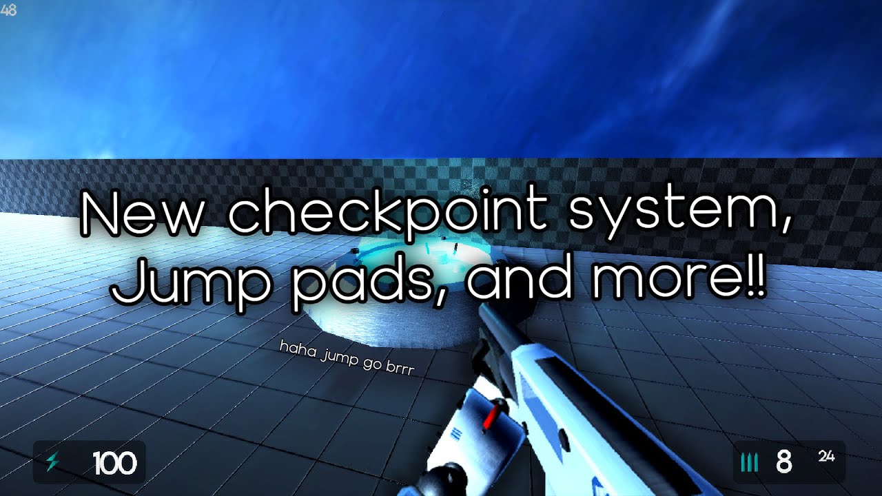 New Checkpoint System, Jump Pads, and more! - YouTube