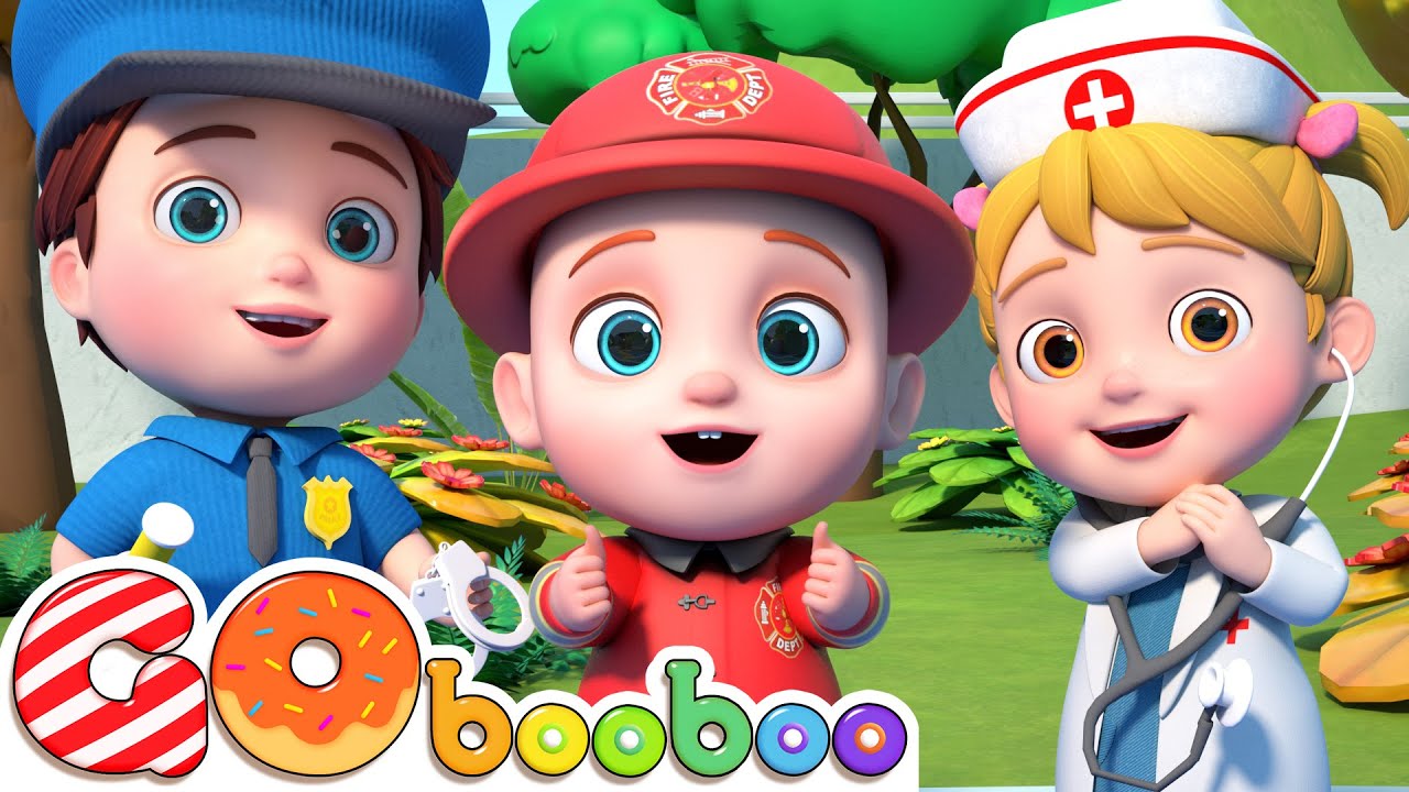 Police Car Ambulance Fire Truck Song | GoBooBoo Nursery Rhymes And Kids ...