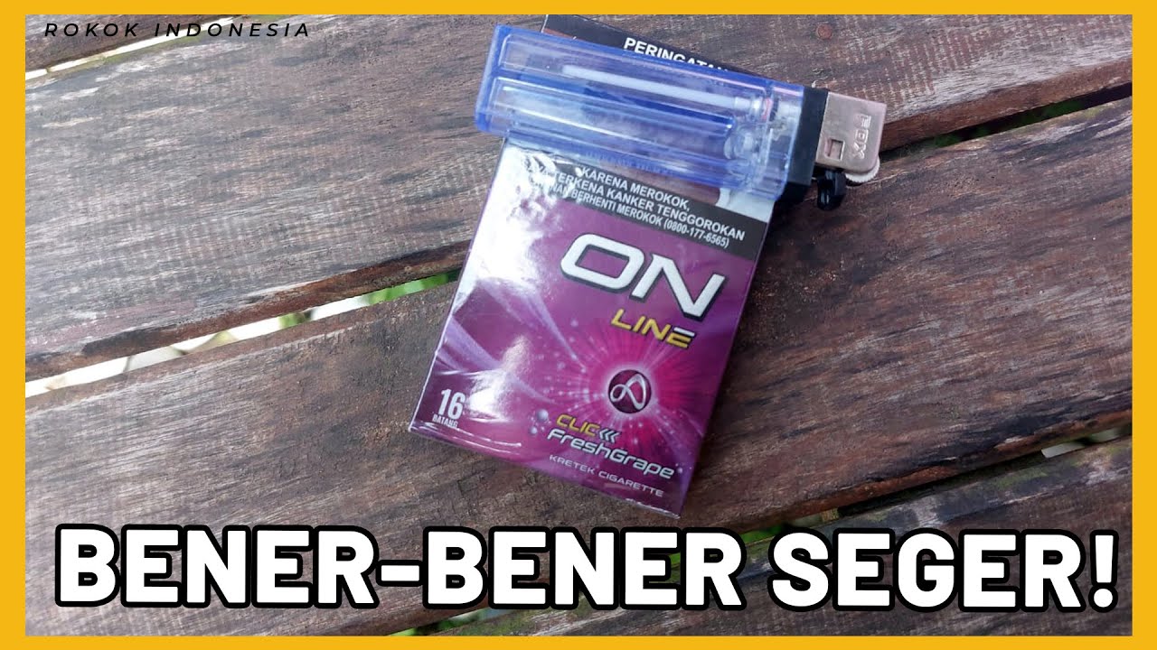 REVIEW ROKOK ON LINE CLICK | ROKOK INDONESIA - YouTube