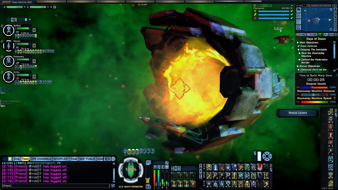 STAR TREK ONLINE - Fleet Risian Pilot Corvette - Adv Random TFO's ...