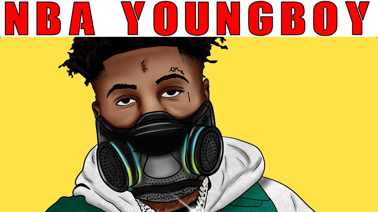 NBA Youngboy - new cartoon art | Easy concept art - YouTube