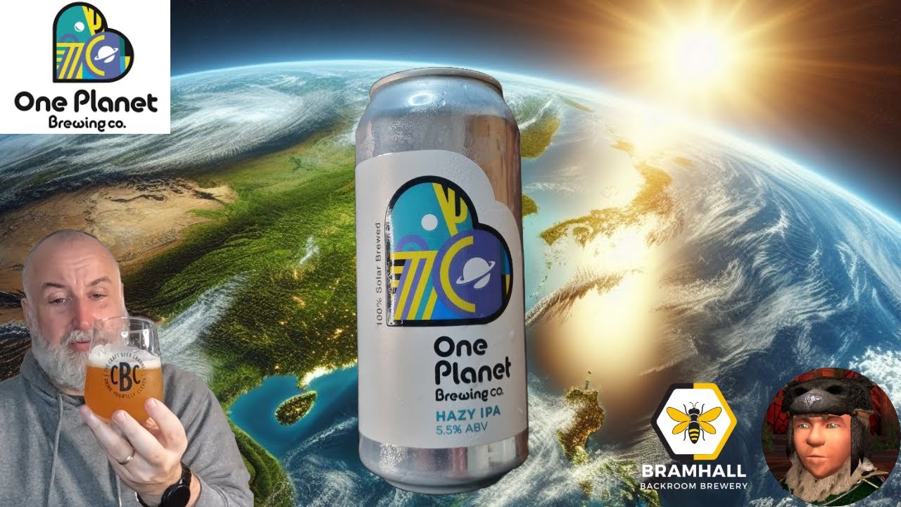 One Planet Brewing Co Hazy IPA - YouTube