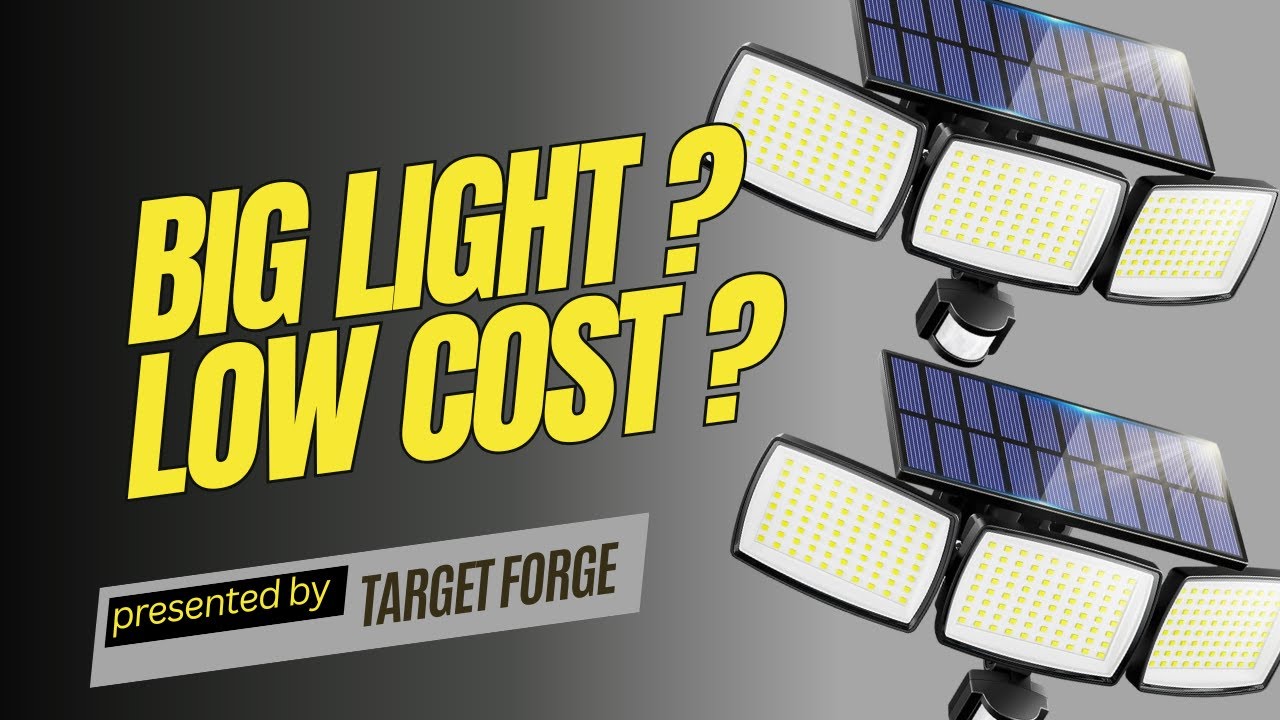 Light Up Your Nights: Affordable IP65 Solar LED Flood Light Review ...