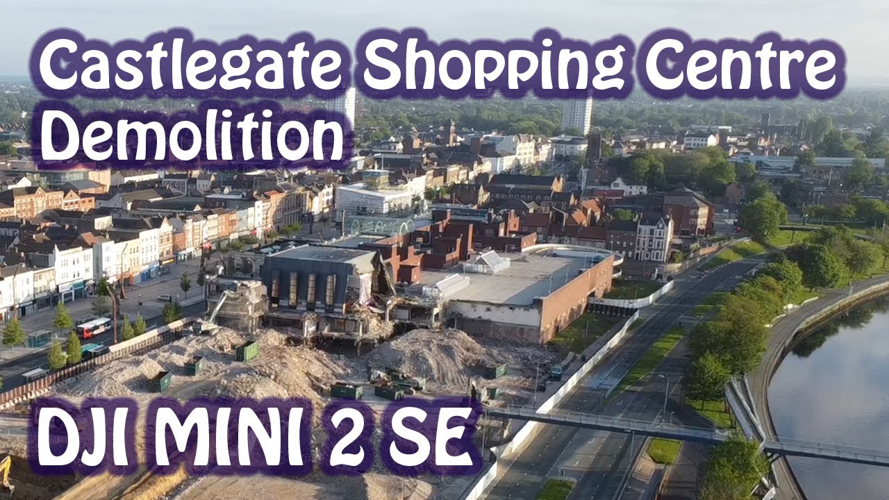 DJI MINI 2 SE - Castlegate Shopping Centre Demolition - Stockton-on ...