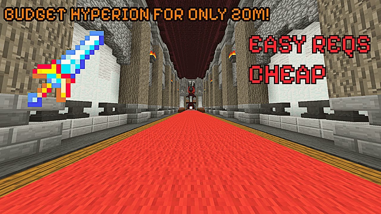 The BEST Budget Hyperion EVER | Hypixel Skyblock - YouTube