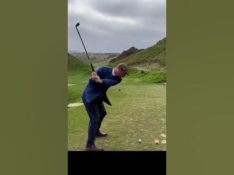 The 13th @ Cullen Links with 19th-Century Golf Clubs - YouTube