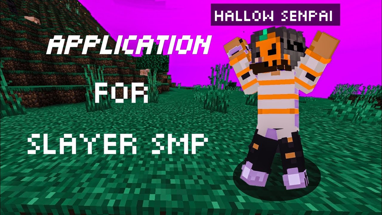 Application for slayer smp @RealRodGaming - YouTube