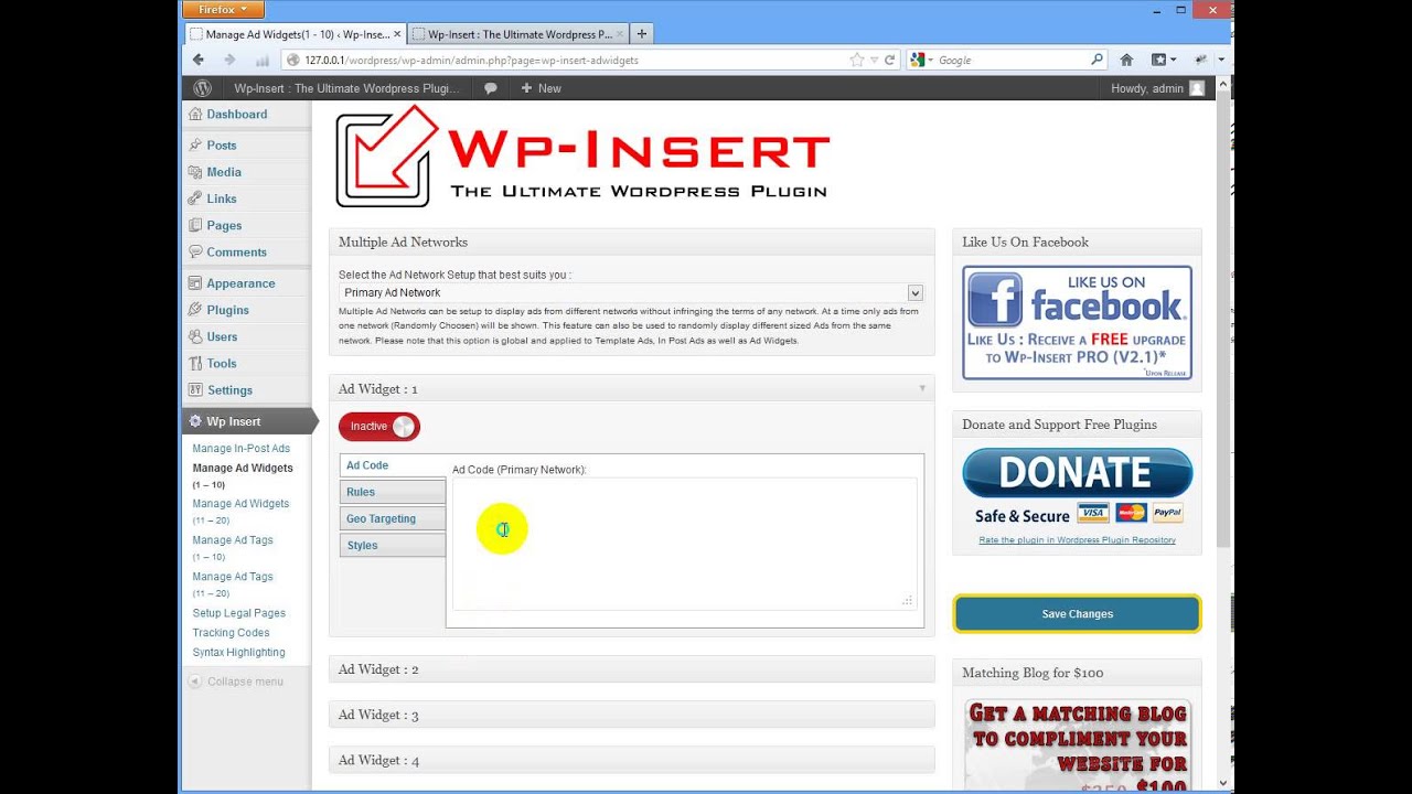 How to Insert Ads in the Sidebars - YouTube