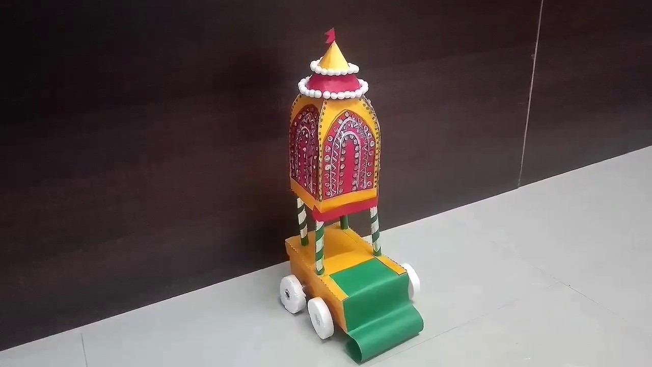 Festival special Rath/How to make Puri Jagannath Rath at home/Rath ...