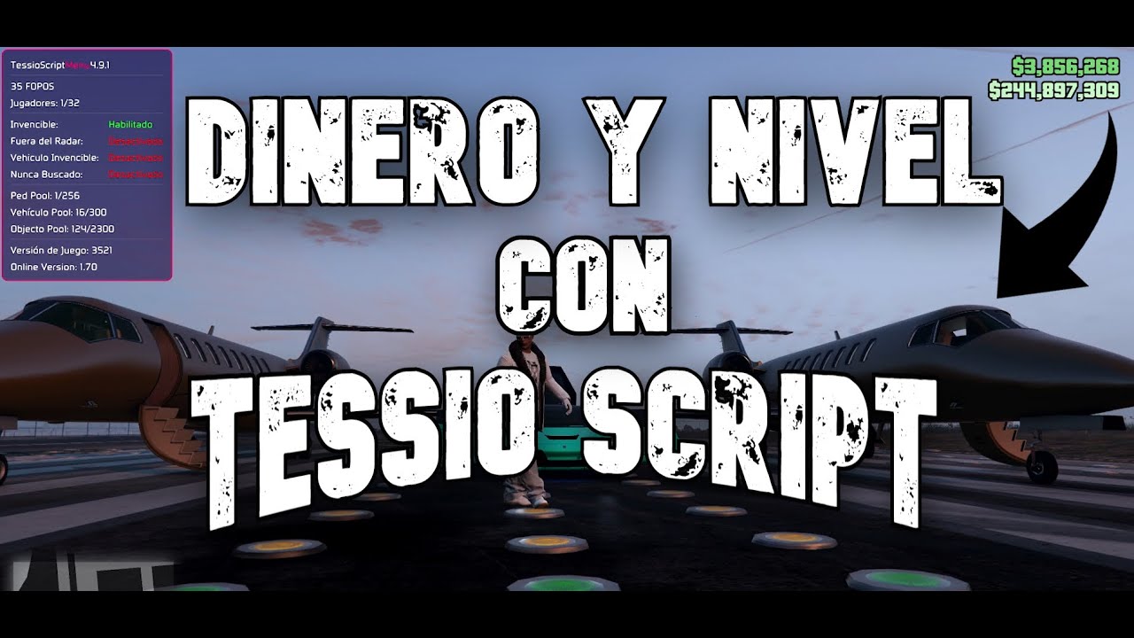 Nuevo Método Para Tener Dinero Y Nivel en GTA V | TESSIO SCRIPT 4.9.4 ...