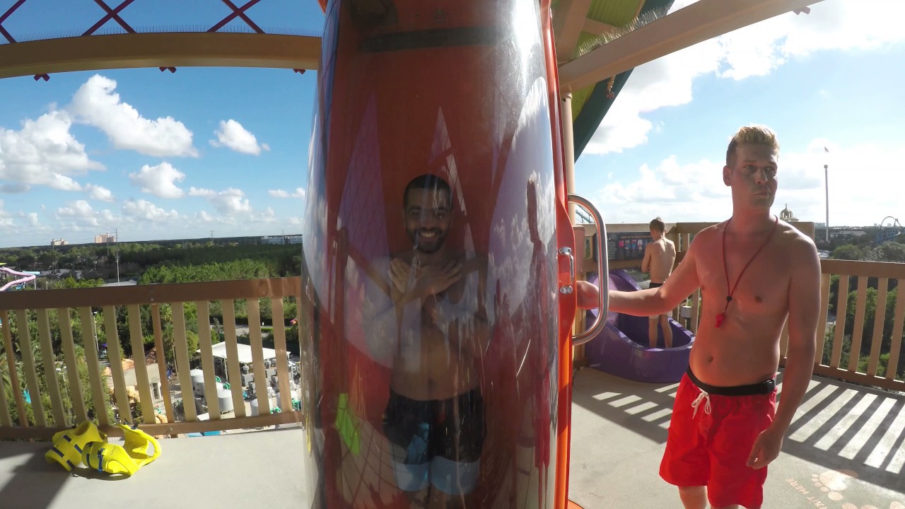 Aquatica Drop Slide - Orlando - YouTube