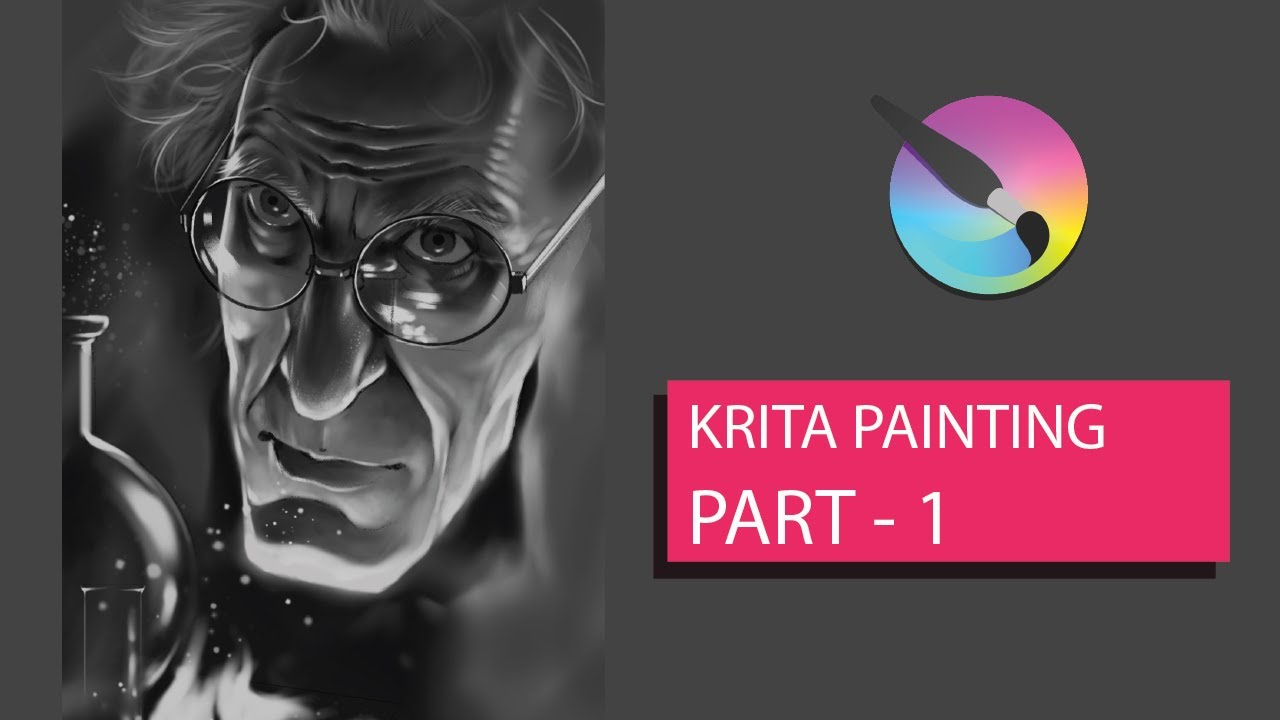 portrait painting in krita| #sketches #sketchings #drawing #art # ...