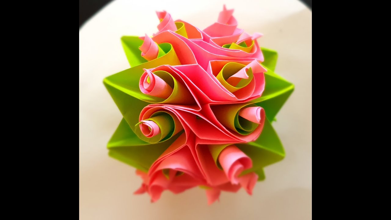 Awesome beautiful origami flowers! Amazing beautiful origami flower ...