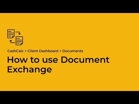 How to use Document Exchange - YouTube