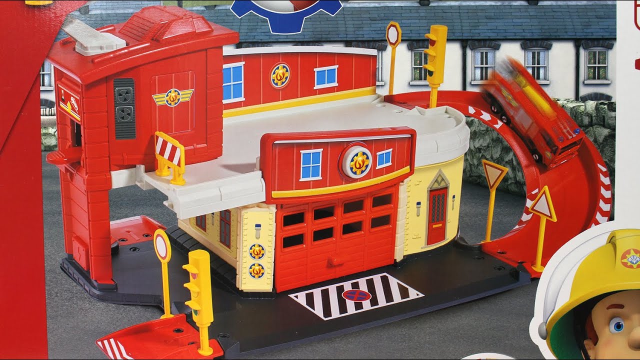 Fireman Sam / Strażak Sam - Dickie Toys - Odwiedź Remizę Strażacką ...