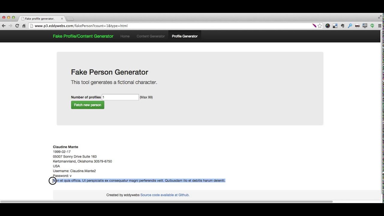 Kprofile fake generator - pasewines