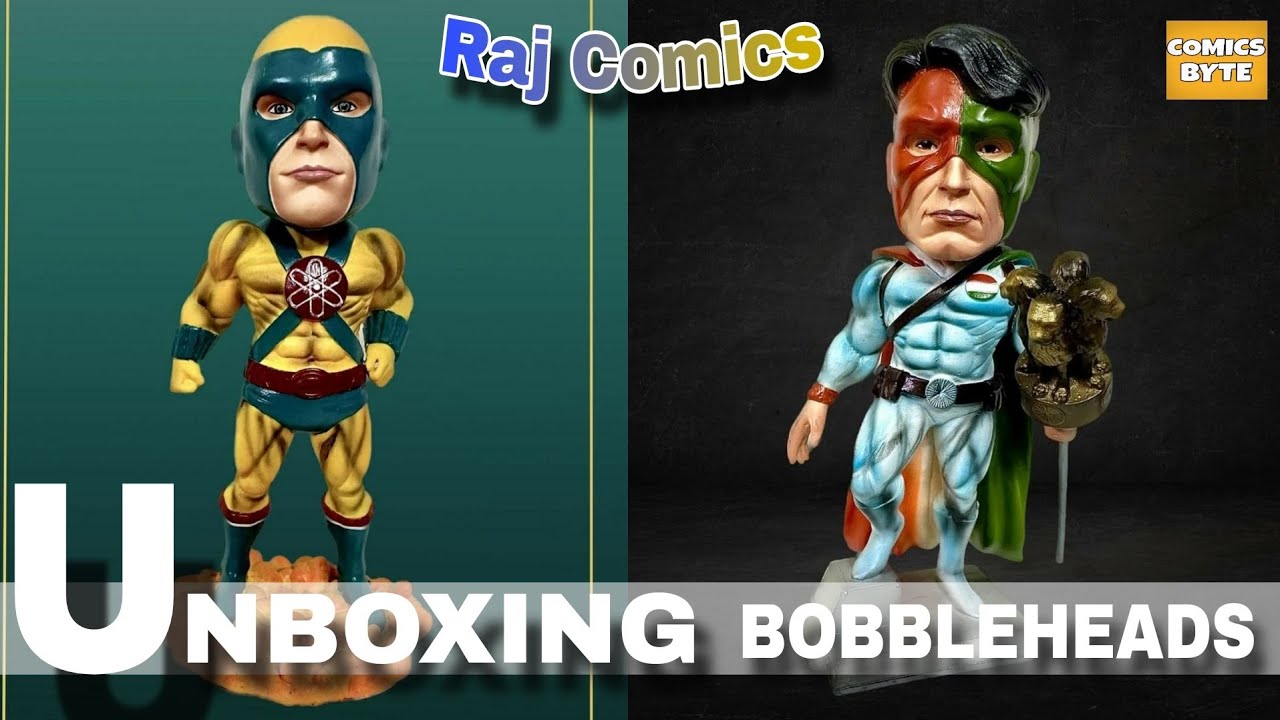 Tiranga And Parmanu Bobbleheads | Raj Comics By Sanjay Gupta | Action ...