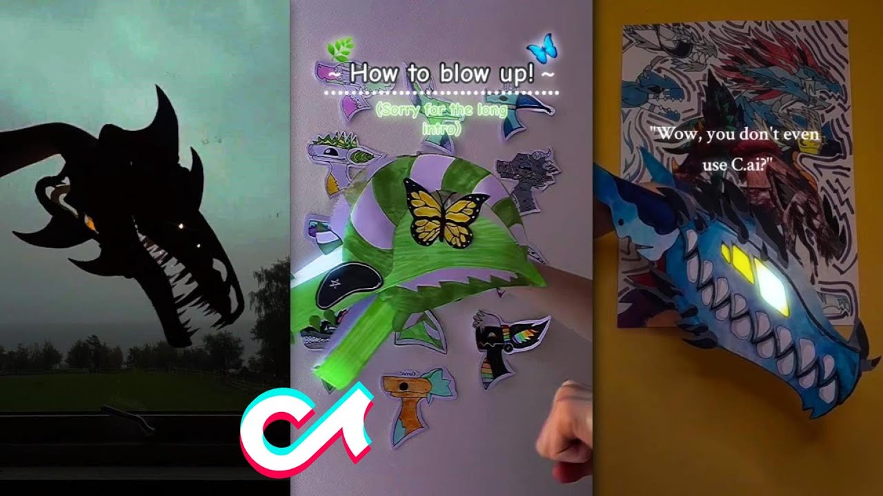 😱THE AMAZING Paper Dragon 🔥Puppet TikTok Compilation #79 - YouTube
