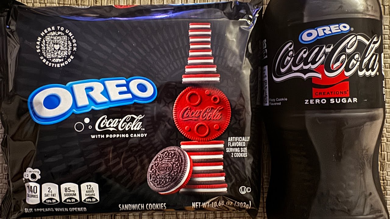 Oreo Coke & Coca-Cola Oreos taste tests review - YouTube