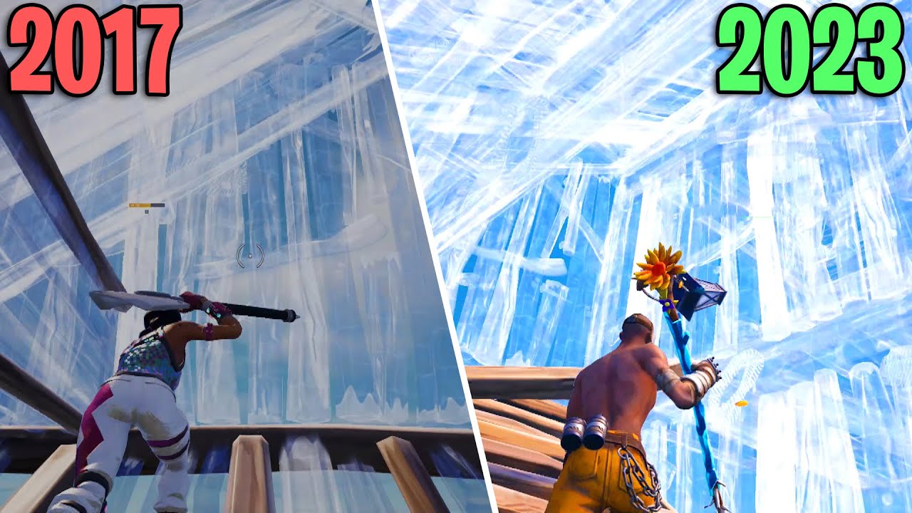 Fast Editing in 2017 vs 2023 Fortnite - YouTube