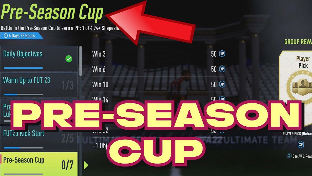 FIFA 22: HOW TO COMPLETE PRE SEASON CUP OBJECTIVE! - YouTube