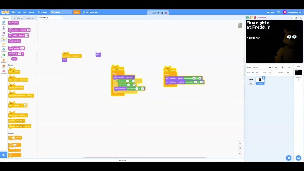 How To Make A FNaF Game On Scratch Part 2 Title Screen YouTube how-to-make-a-fnaf-game-on-scratch-part-2-title-screen-youtube
