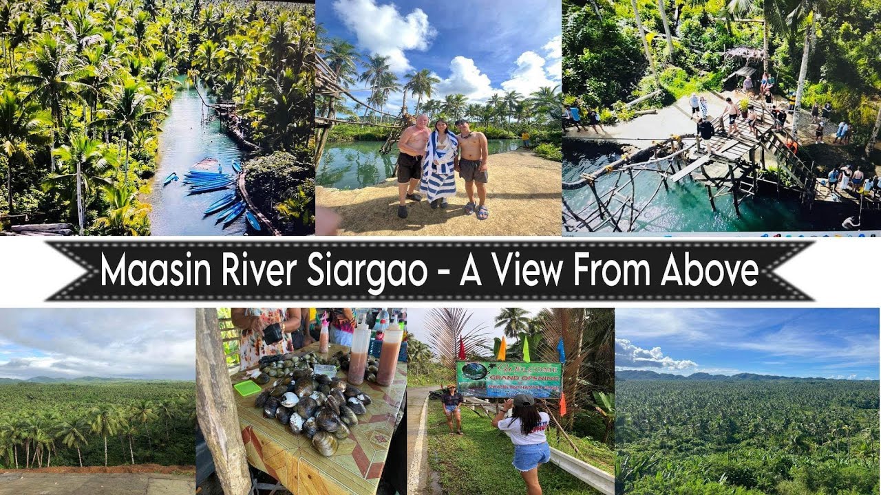 Maasin River Siargao - View From Above - YouTube