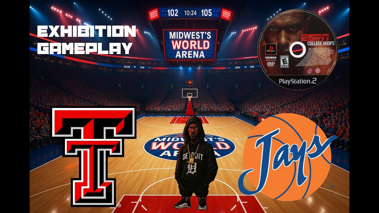 ESPN College Hoops Gameplay |PS2| With Commentary |Texas Tech vs ...
