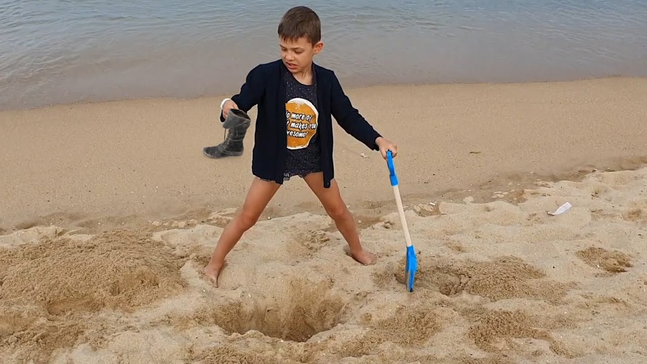 Kids Playing on the Beach. Funny video compilation from Kids Toys ...