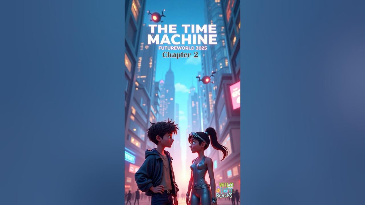 The Time Machine – Chapter 2: Futureworld 3025 | Bedtime Story & Learn English Animation #shorts ...